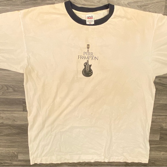 Anvil | Shirts | Y2k Vtg Peter Frampton Guitar Tshirt Xl Measurement ...